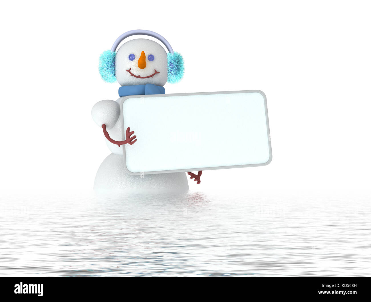 Snowman render hi-res stock photography and images - Alamy