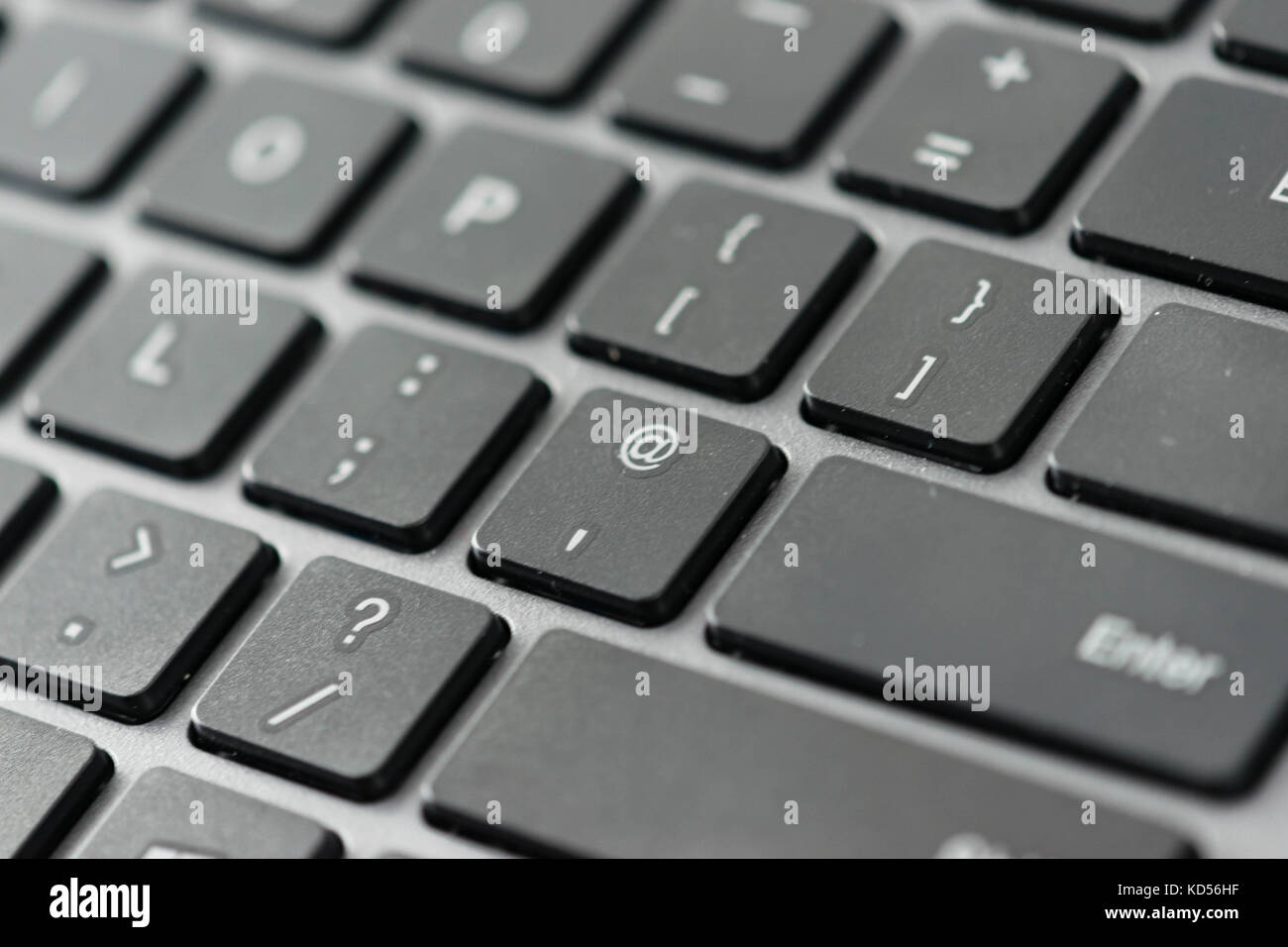 Close up view of email icon on a computer keyboard keys Stock Photo - Alamy