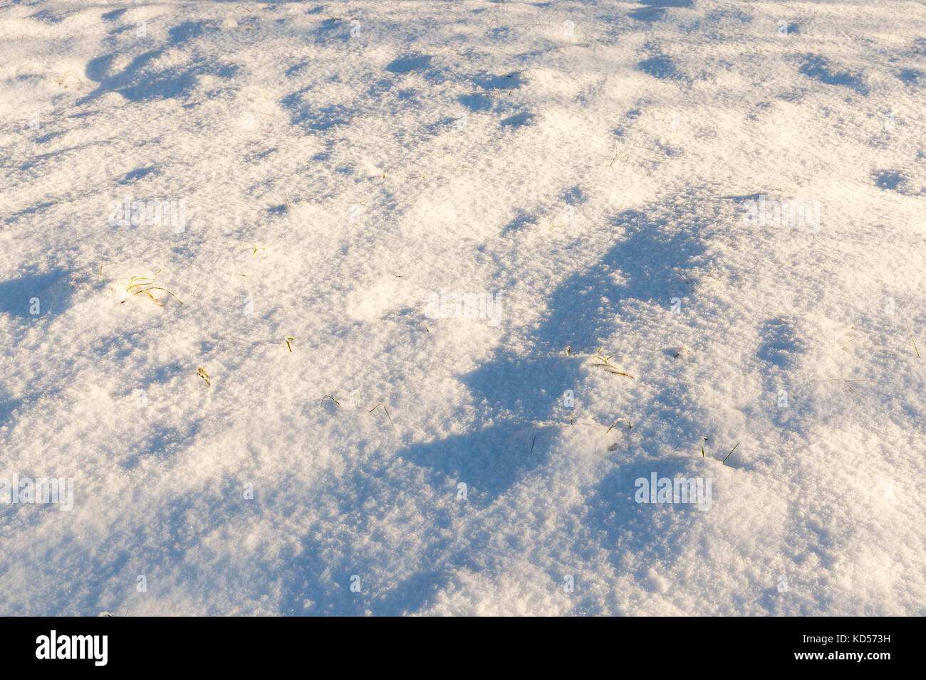 Snow drifts in winter Stock Photo - Alamy