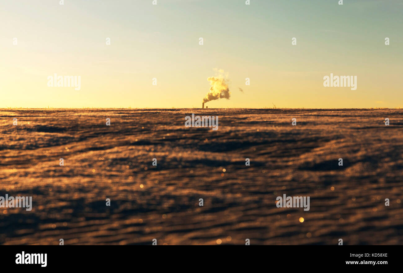 Smoke from the pipes Stock Photo - Alamy