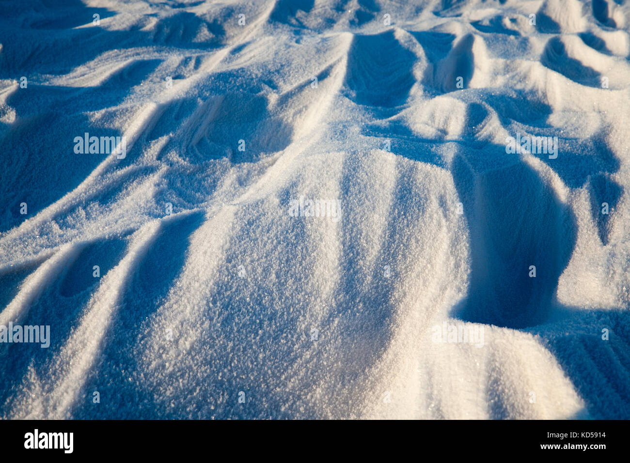 Snow drifts in winter Stock Photo - Alamy