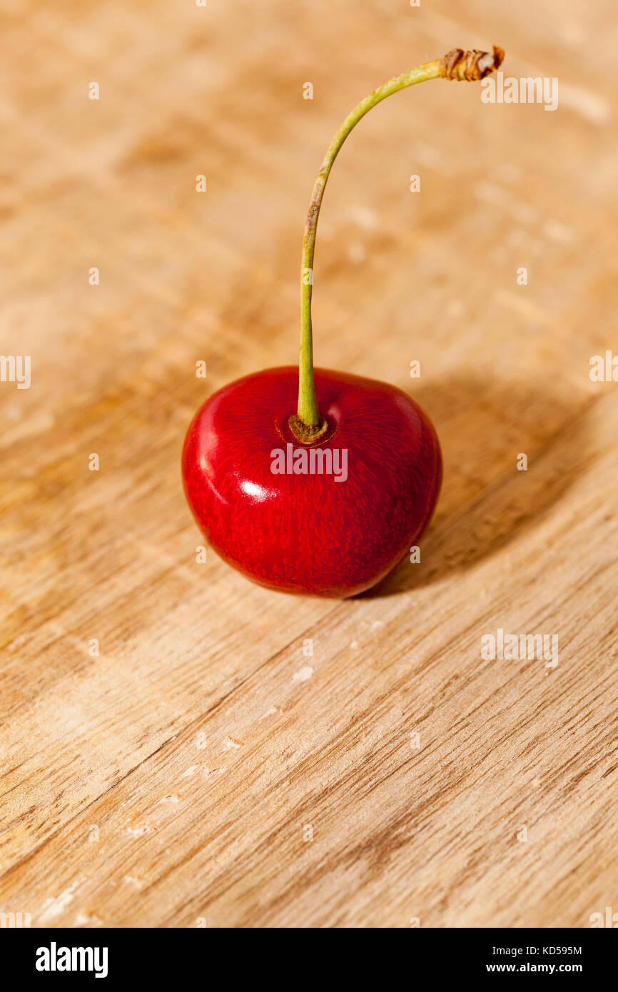 Red ripe cherry Stock Photo - Alamy