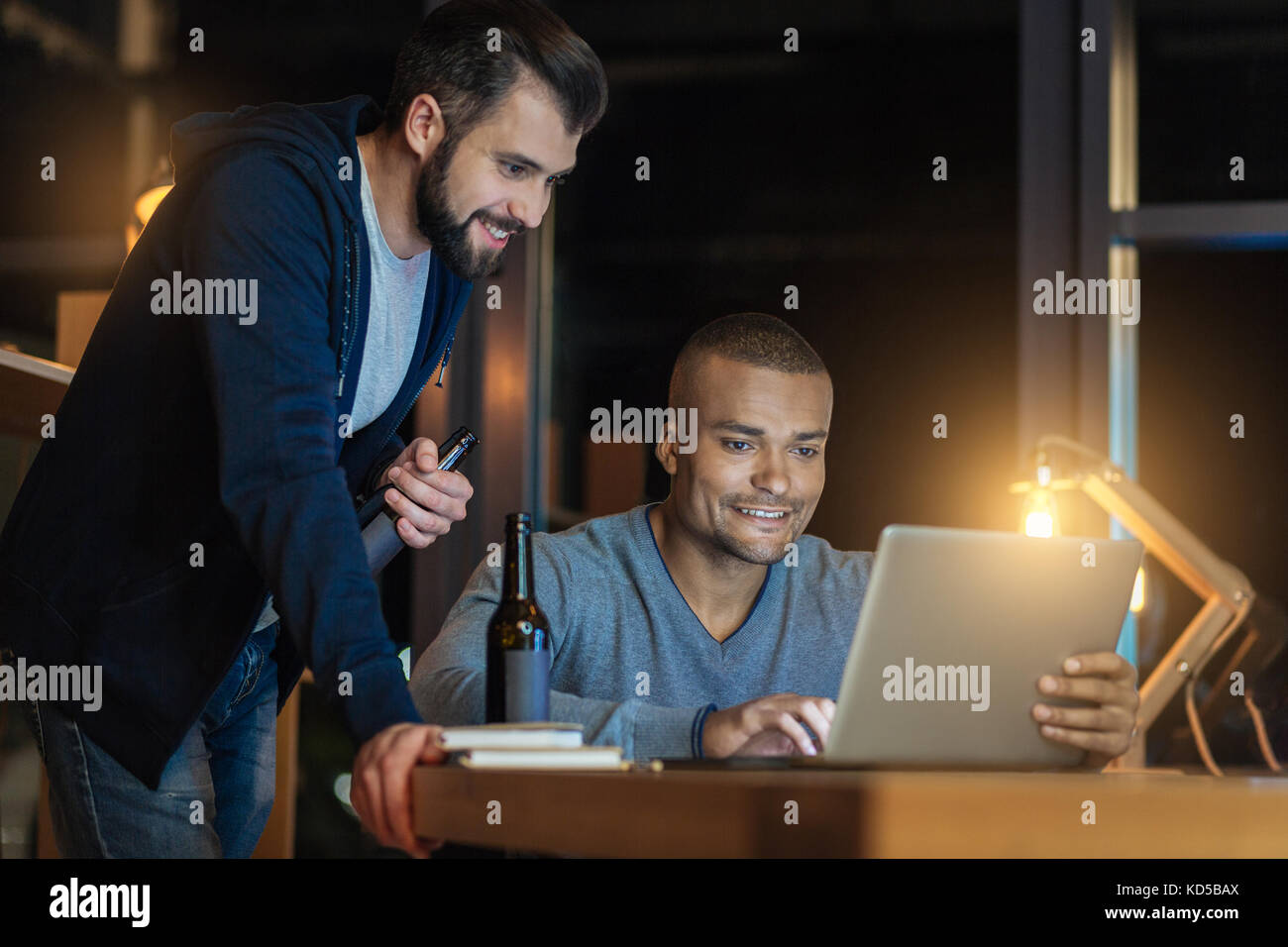 Two best friend working together Stock Photo - Alamy