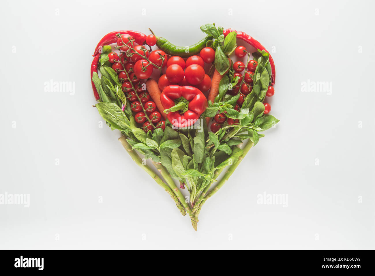 heart shaped vegetables Stock Photo - Alamy