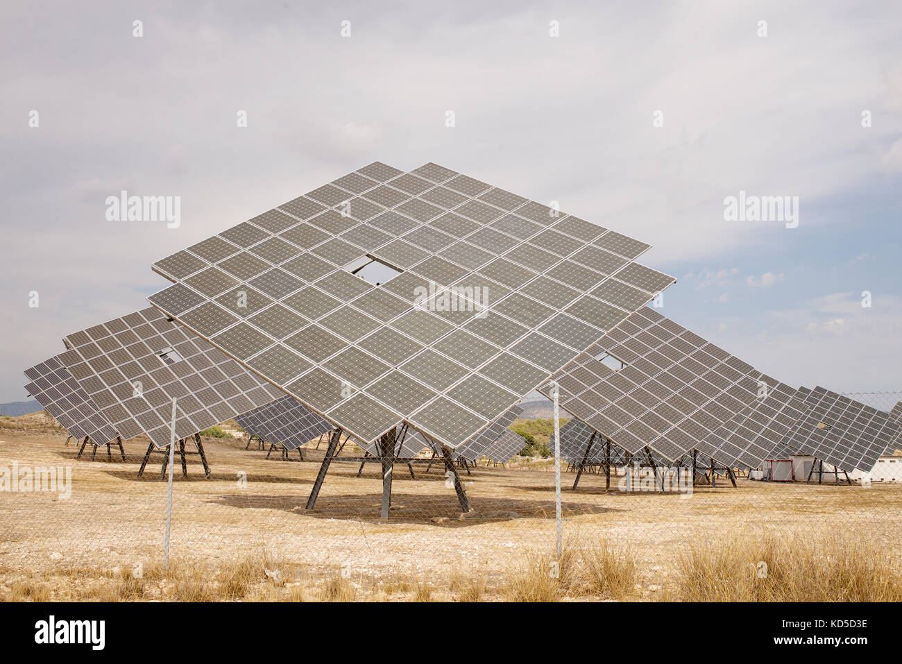 Solar panels in Murcia, Spain Stock Photo - Alamy