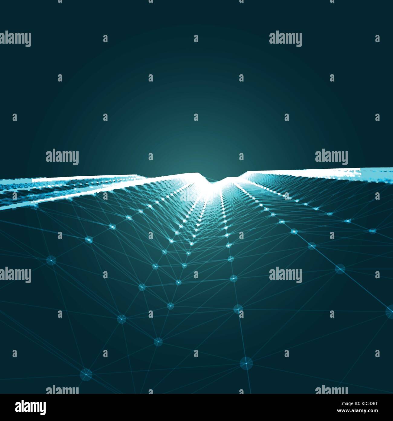 Abstract connecting blue lines hi-res stock photography and images - Alamy