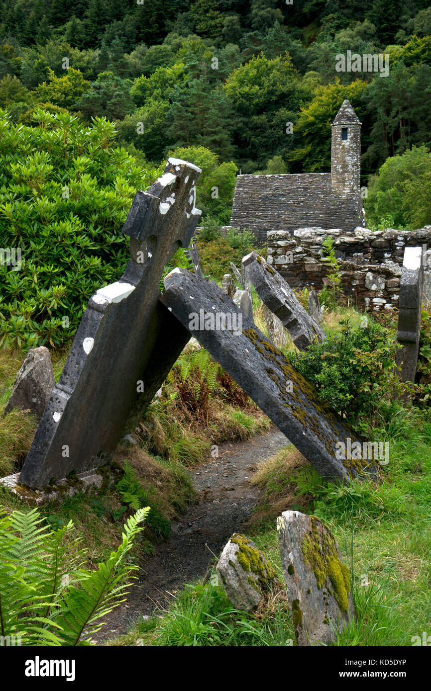 Stone ruins of old monastic settlement built in 6th century at ...