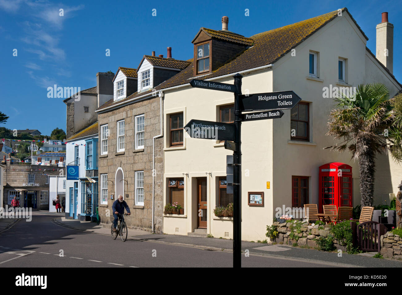 Hugh Town, St.Mary's,Scilly Isles,British Isles Stock Photo - Alamy