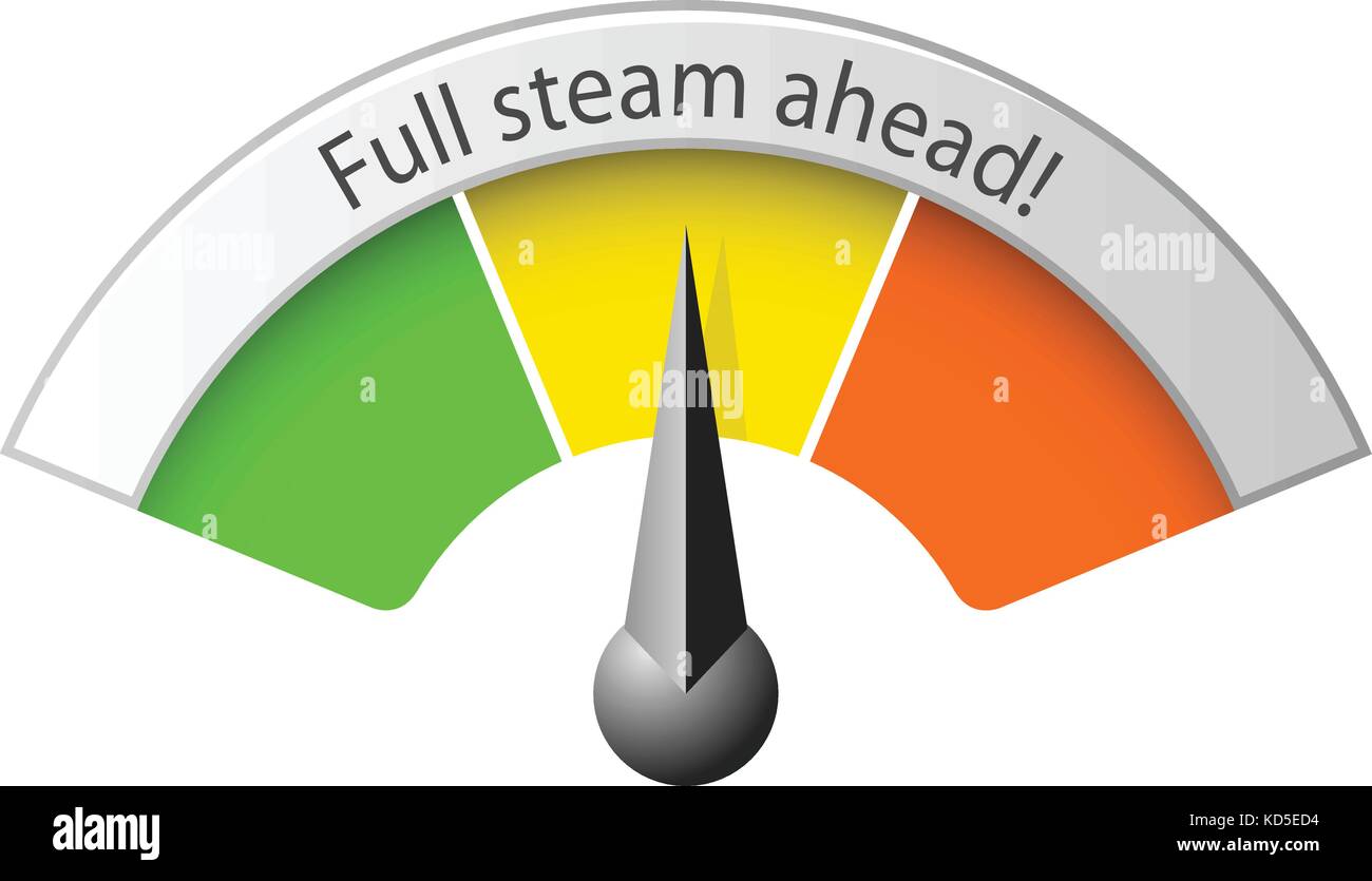 Simple speedometer with three fields and additional explanation box ...