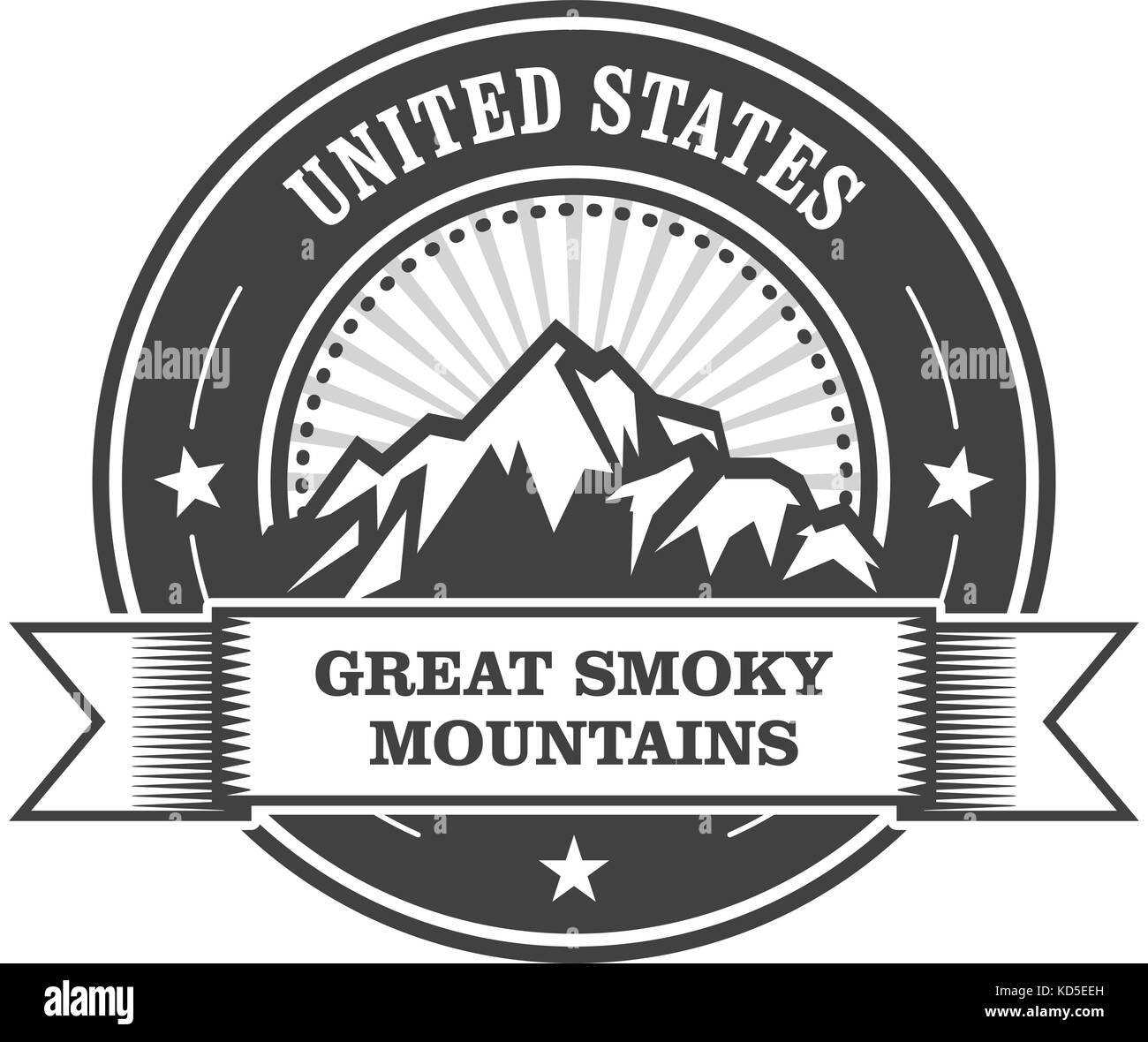Mountains usa Stock Vector Images - Alamy