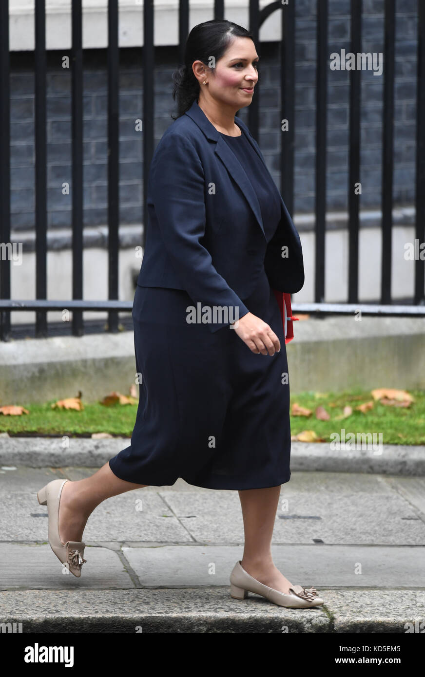 International Development Secretary Priti Patel leaving Downing Street ...