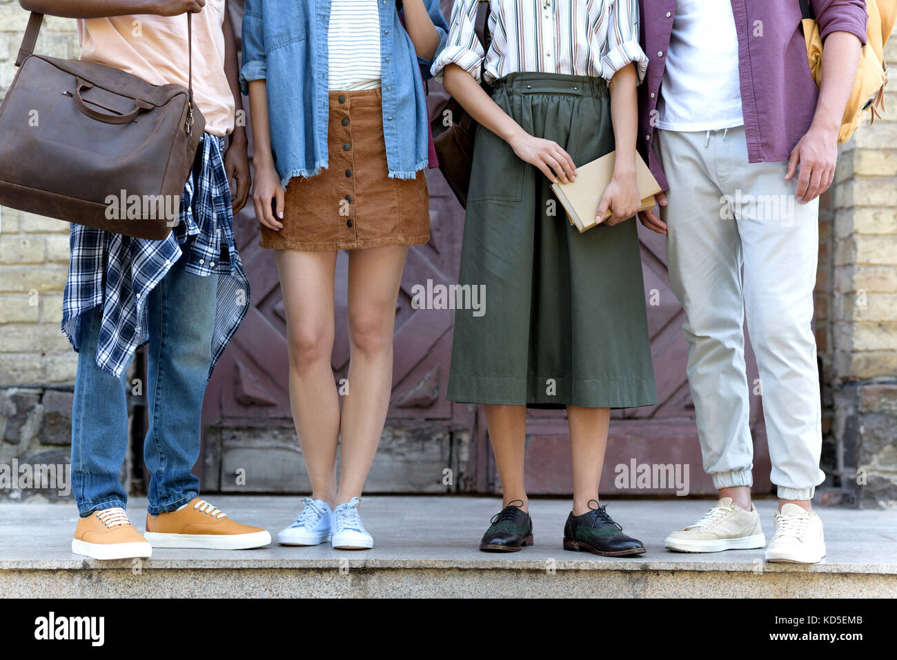 students standing together Stock Photo - Alamy