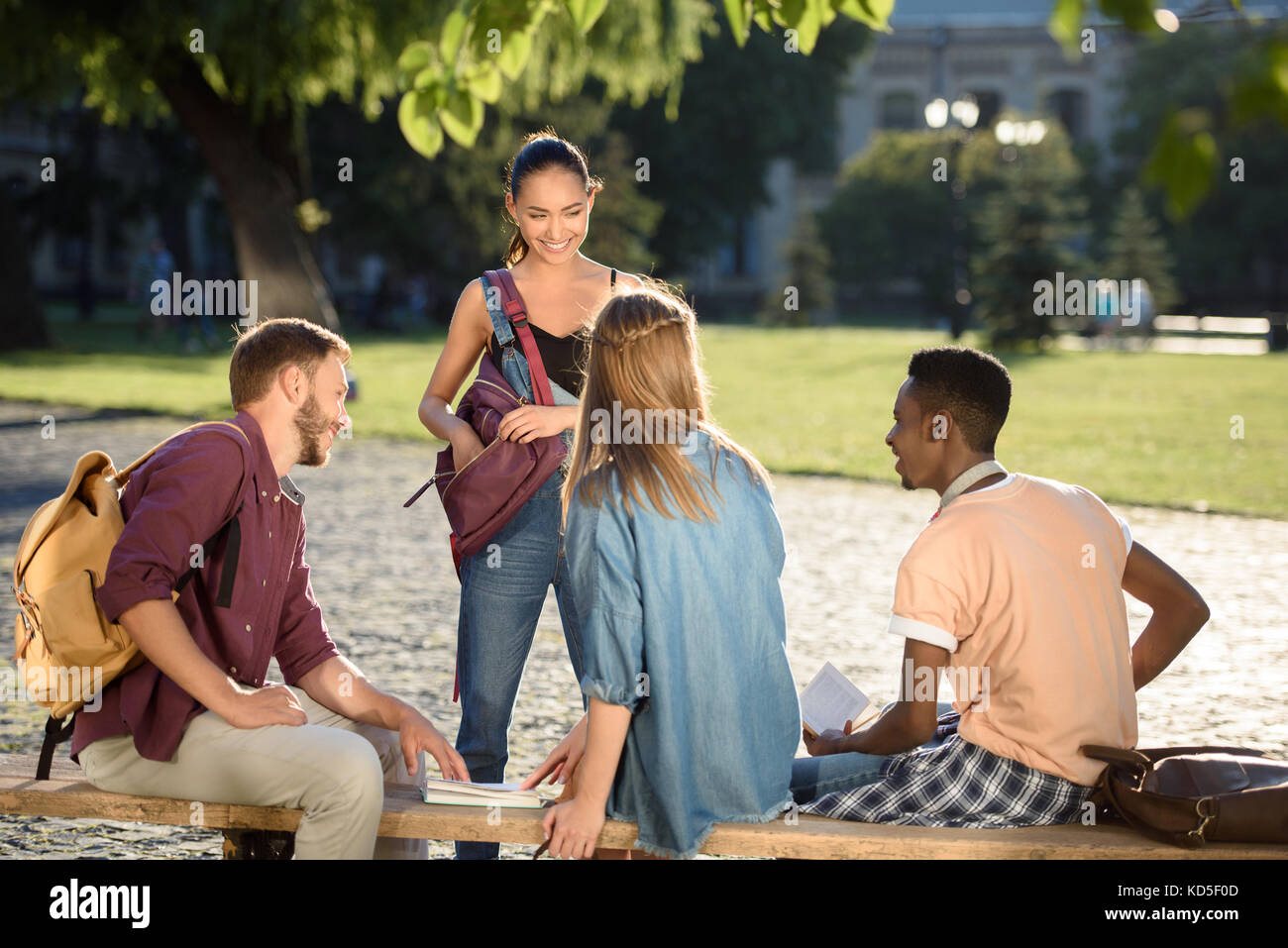 group of happy students Stock Photo - Alamy