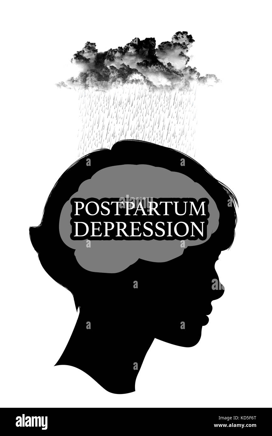 Depression anxiety lonely woman Cut Out Stock Images & Pictures - Alamy