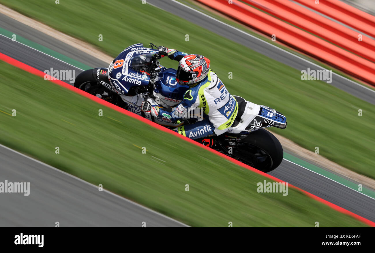 Reale Avintia Racing Hector Barbera during qualifying ahead of the ...