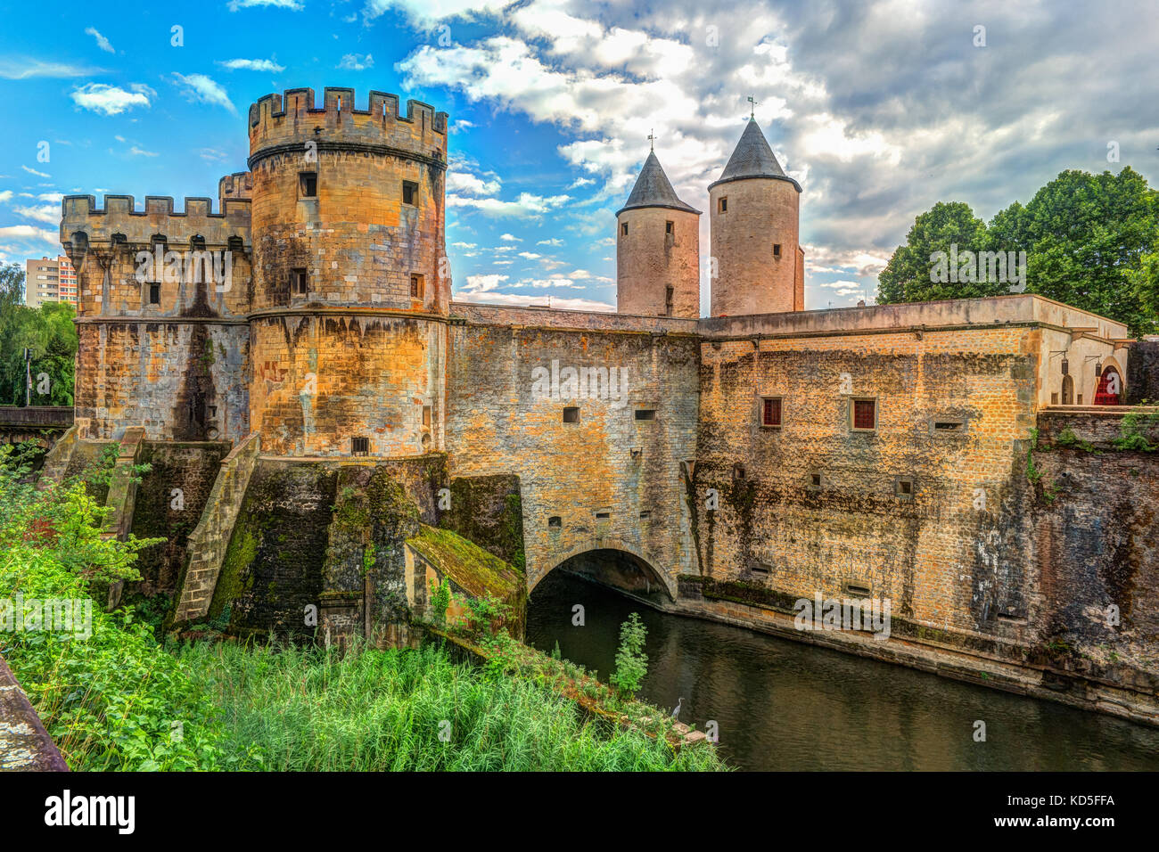 The German s Gate in Metz, France Stock Photo - Alamy
