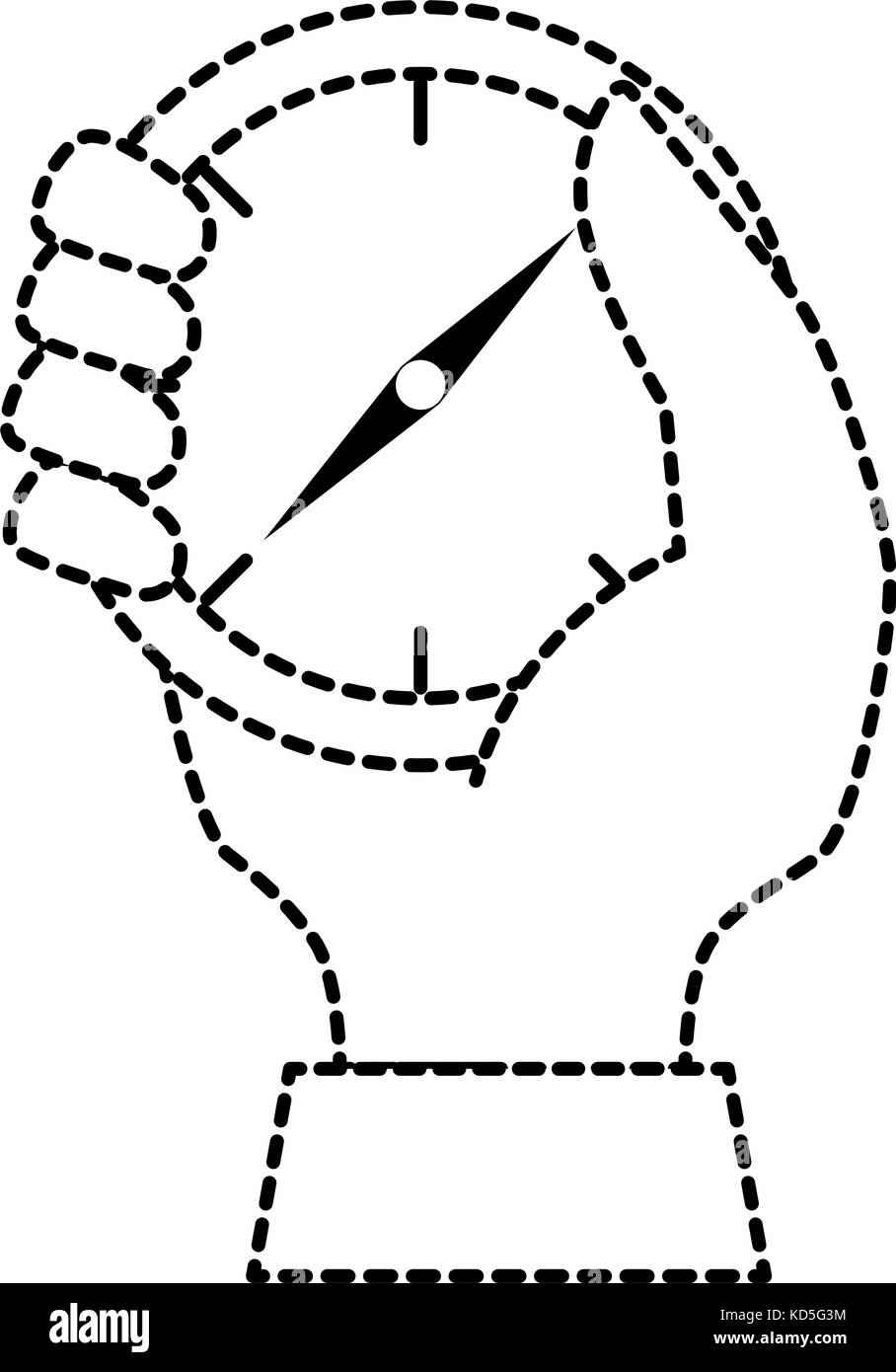 Using stop watch Stock Vector Images - Alamy