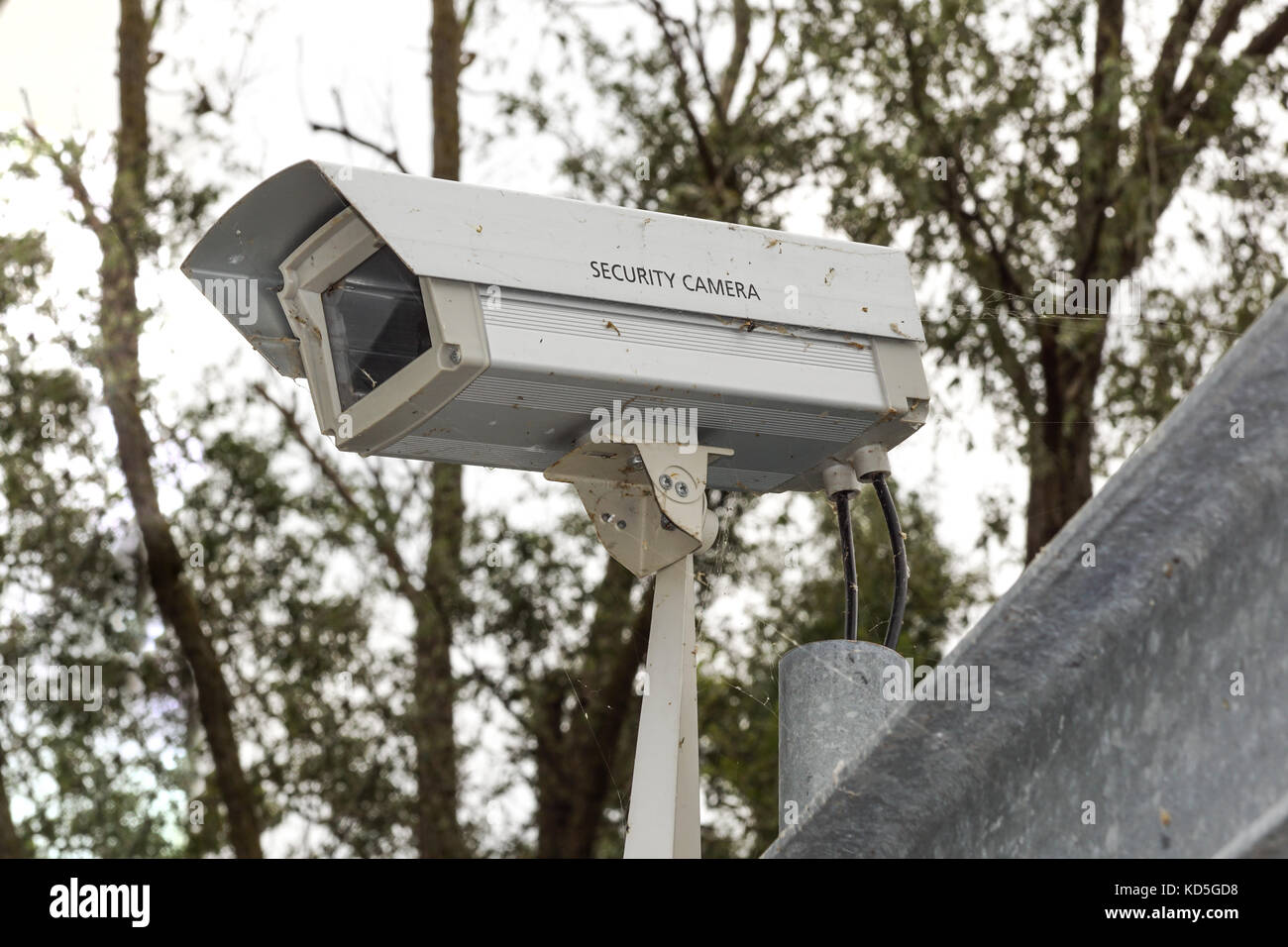 The Old CCTV Security Camera operating long time Stock Photo - Alamy