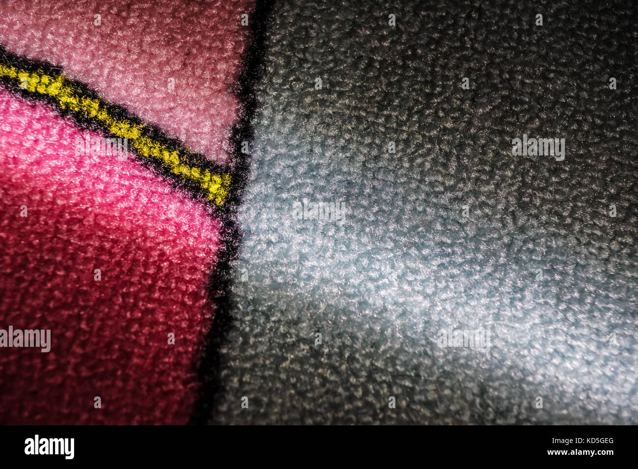 Closeup detail of multi color fabric texture samples Stock Photo - Alamy