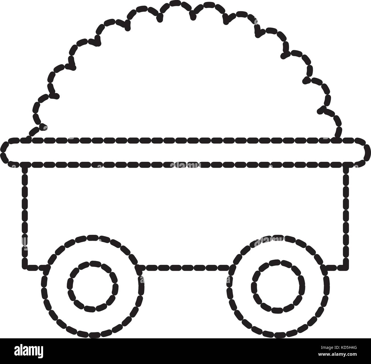 farm cart with bush natural gardening Stock Vector Image & Art - Alamy