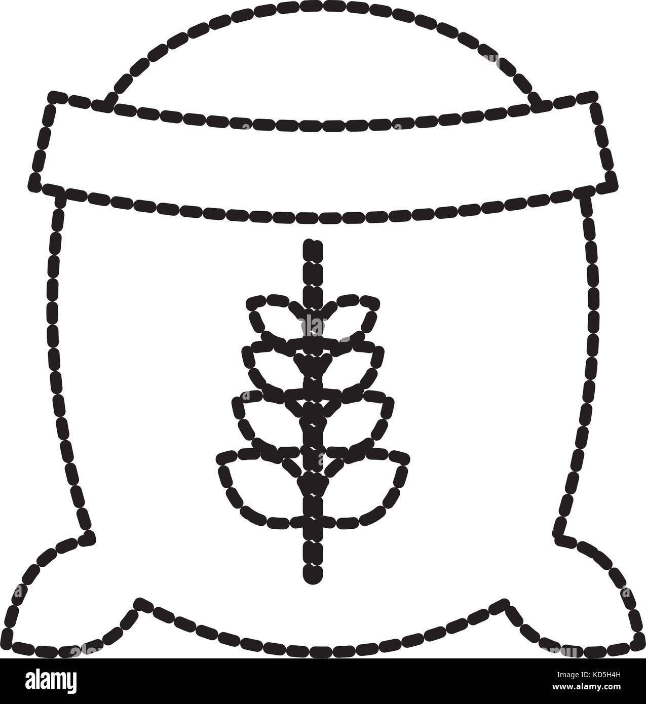 open sack of wheat full flour grain farm Stock Vector Image & Art - Alamy