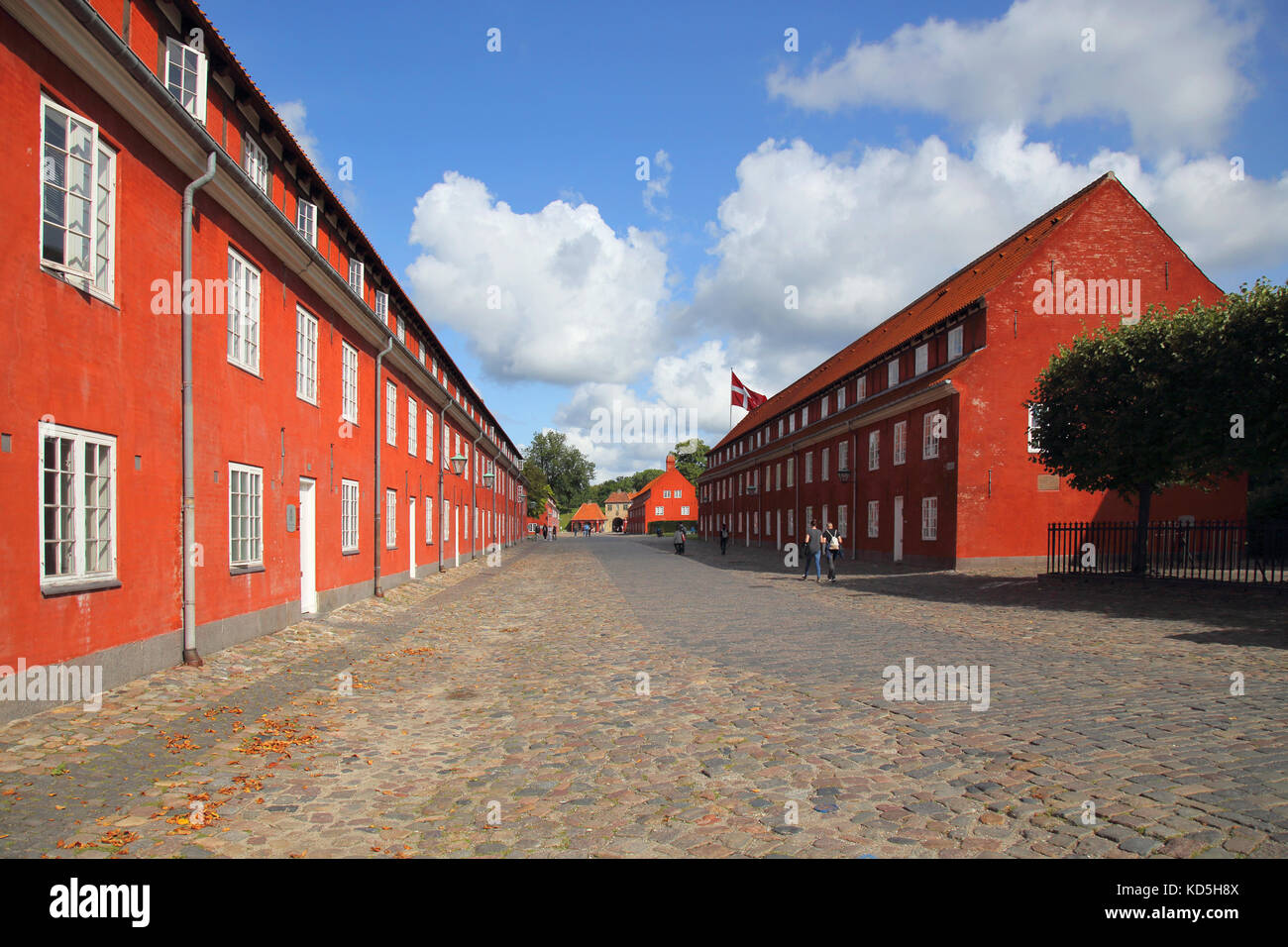 barracks in the copenhagen citadel or kastellet denmark Stock Photo - Alamy