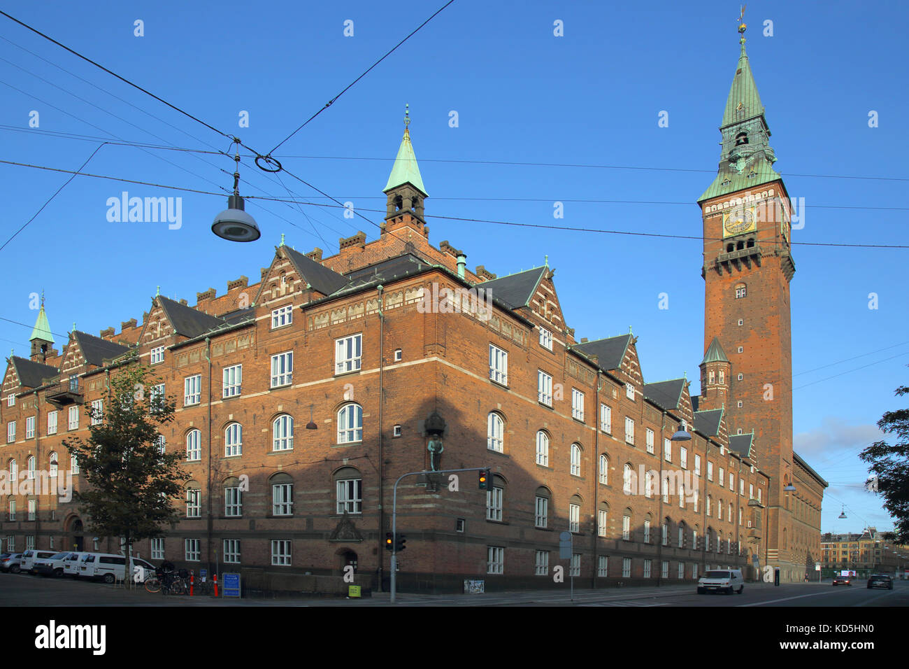 Copenhagen radhus clock hi-res stock photography and images - Alamy