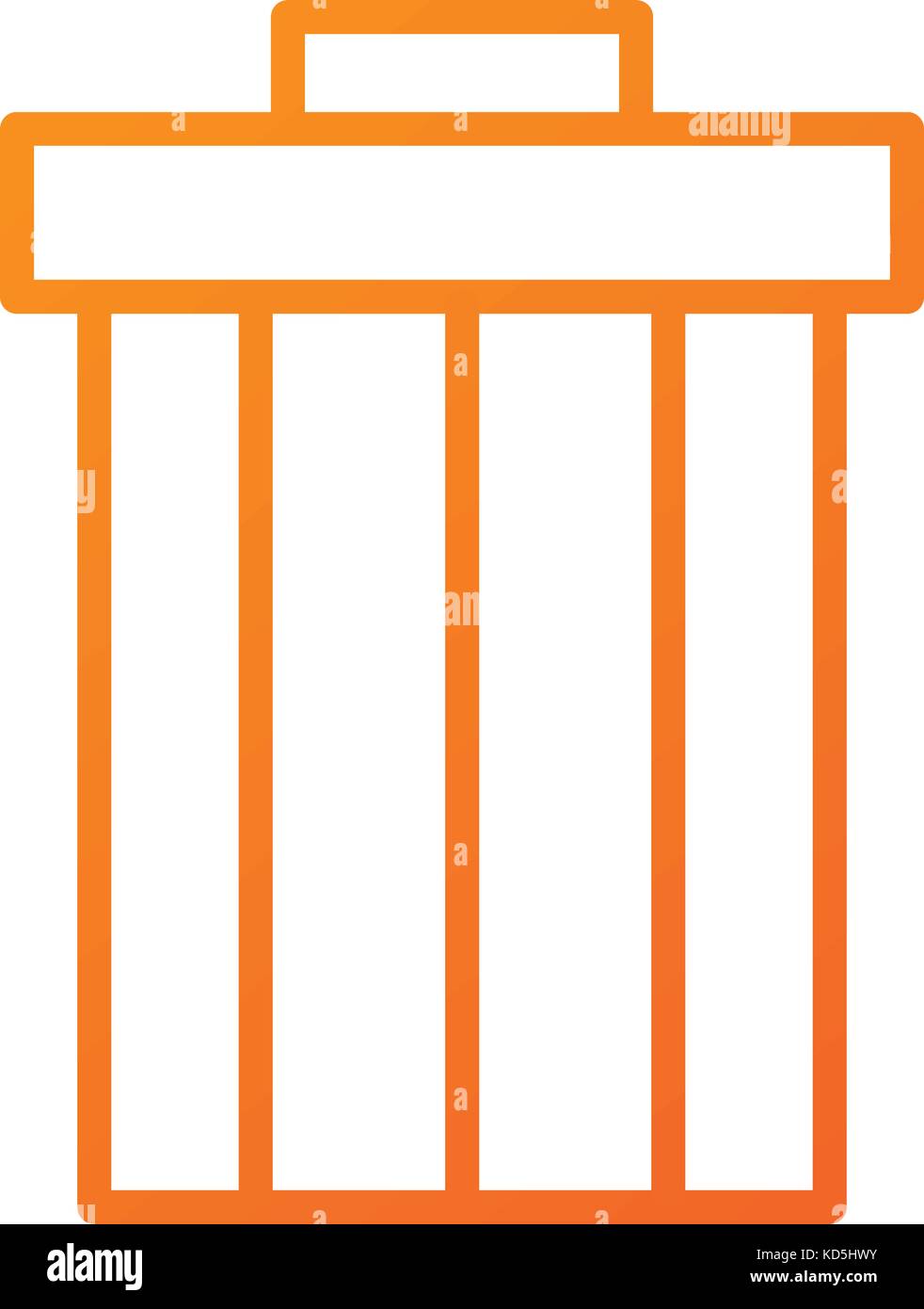 garbage trash can file contains objects web Stock Vector Image & Art ...