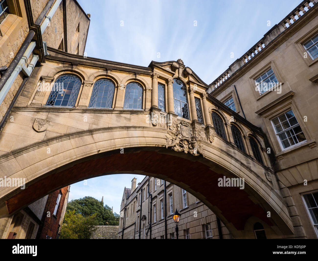 Bridge of Sighs, Hertford College, Oxford, Oxfordshire, England Stock ...