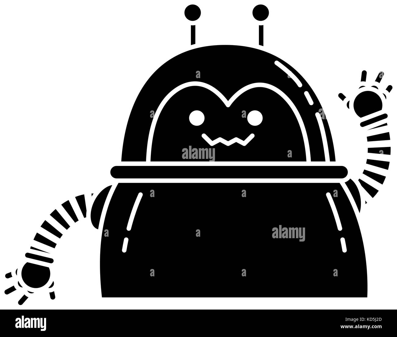 electronic robot character icon Stock Vector Image & Art - Alamy