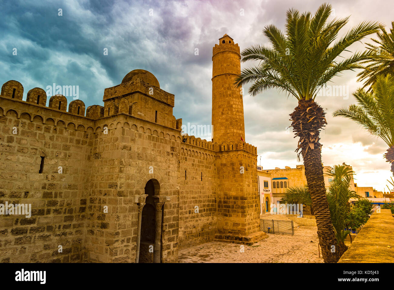 The fortress of Ribat of Sousse in Tunisia Stock Photo - Alamy
