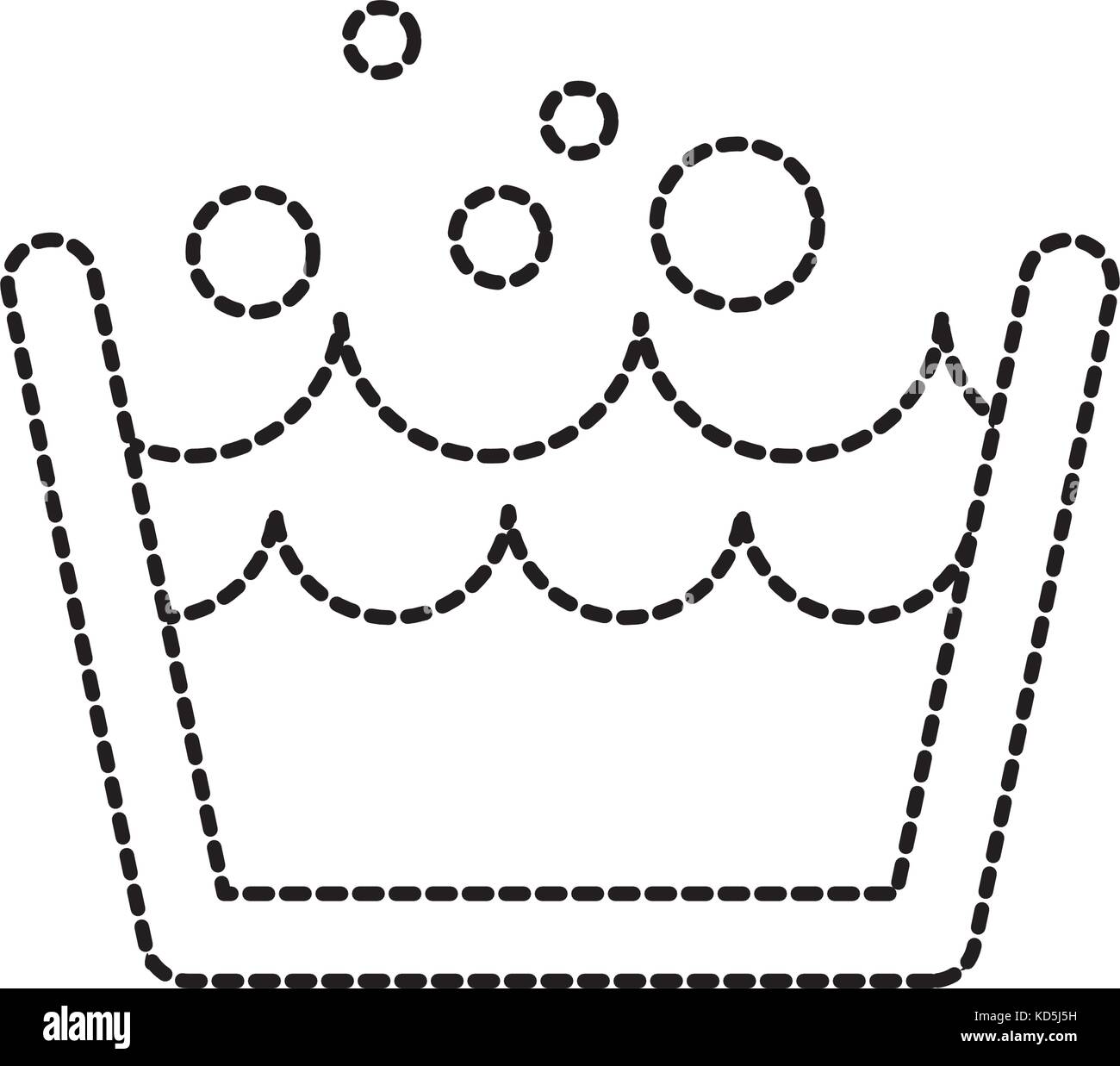 Plastic basin clean laundry Stock Vector Images - Alamy