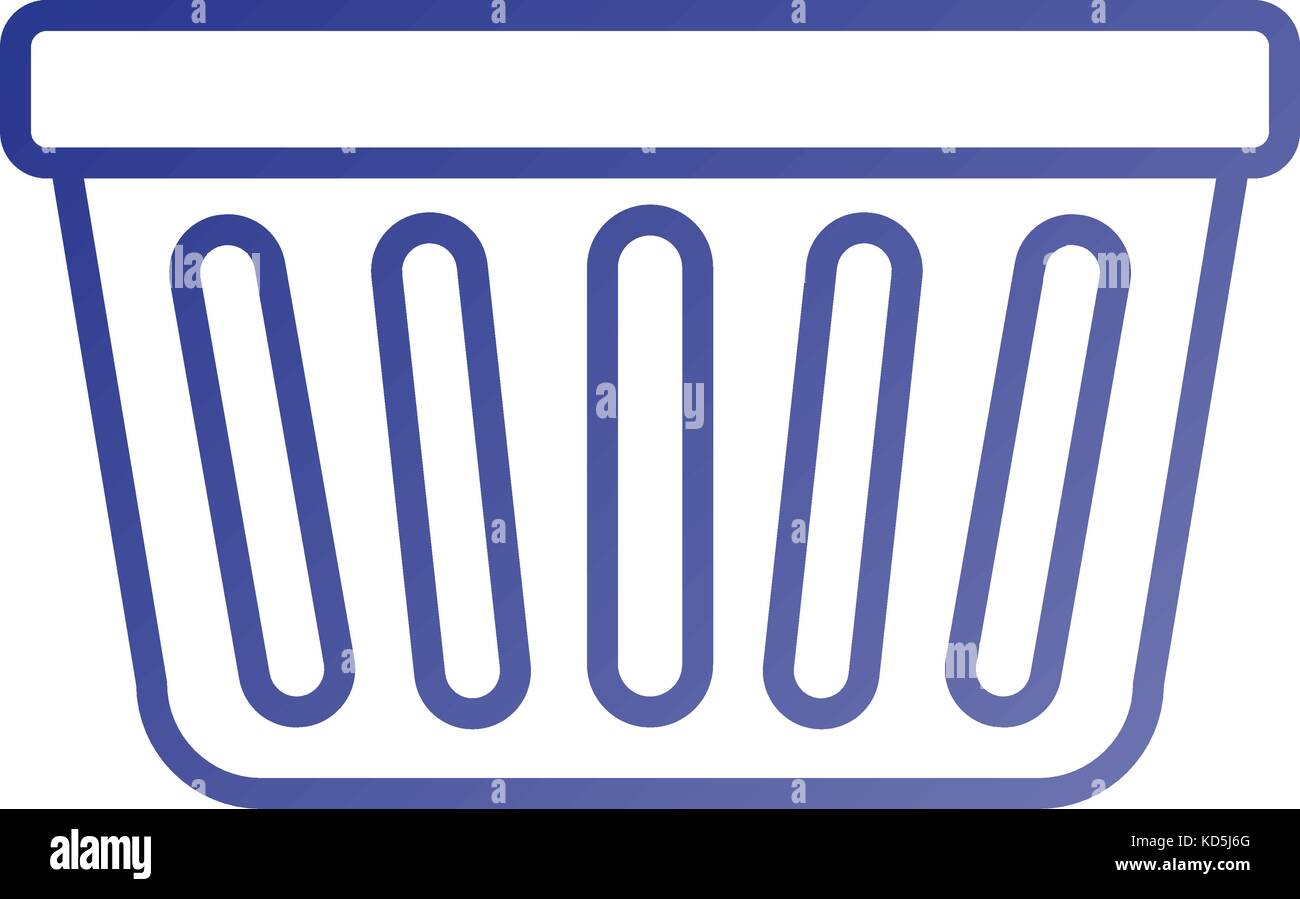 laundry basket plastic object equipment Stock Vector Image & Art - Alamy