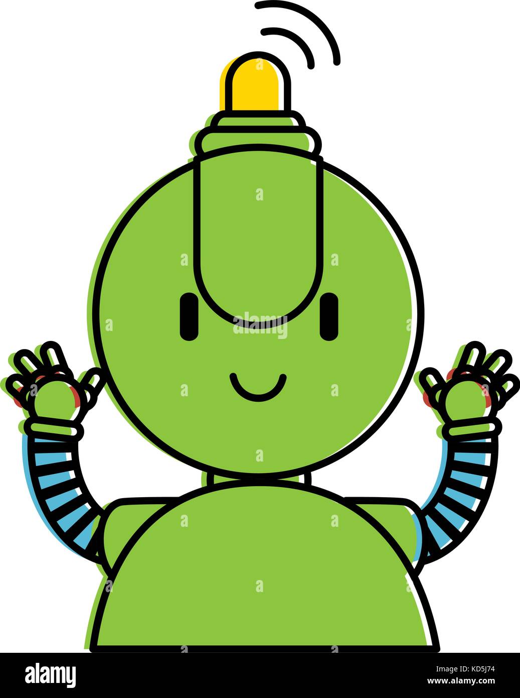 electronic robot character icon Stock Vector Image & Art - Alamy
