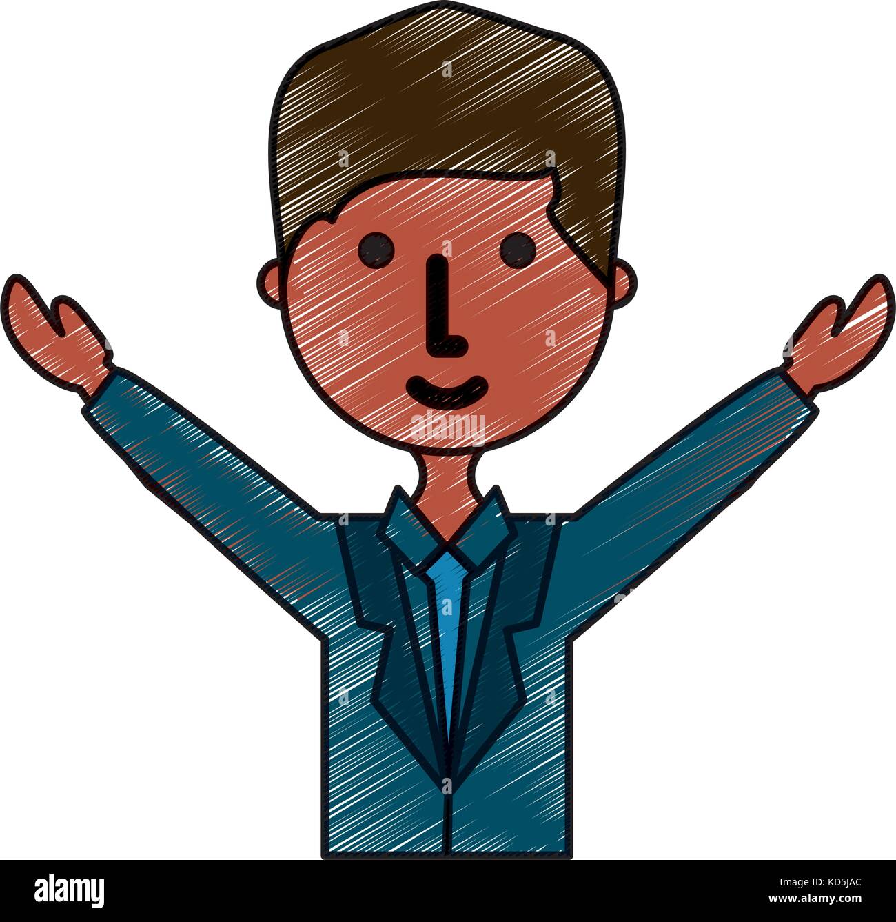 man doodle vector illustration Stock Vector Image & Art - Alamy