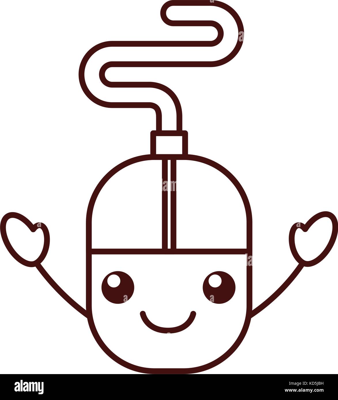 Kawaii computer mouse icon hi-res stock photography and images - Alamy