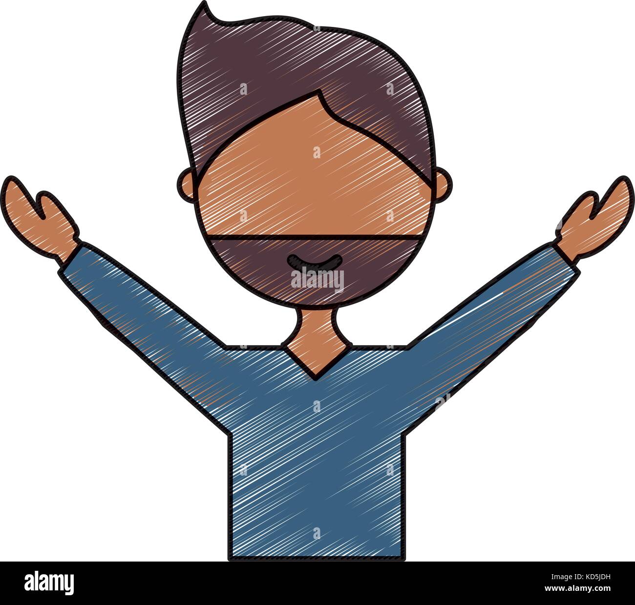 man doodle vector illustration Stock Vector Image & Art - Alamy