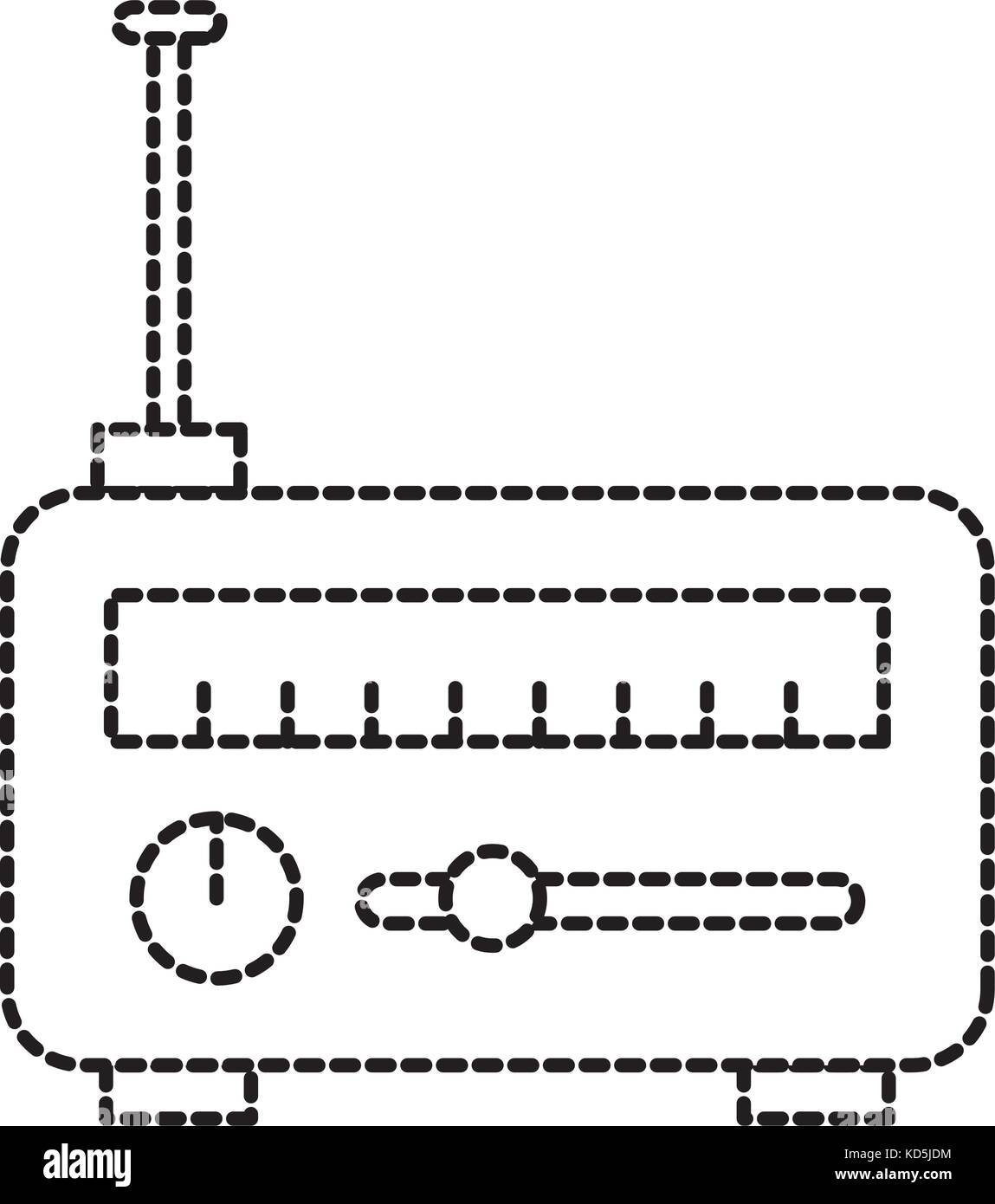 modem router antenna connection signal internet Stock Vector Image ...