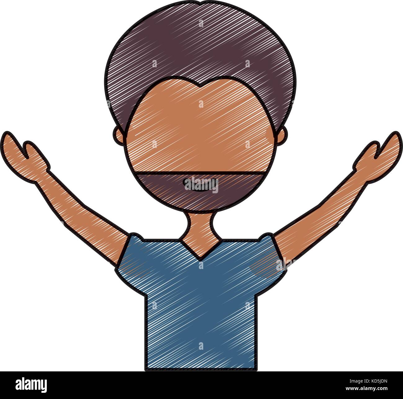 man doodle vector illustration Stock Vector Image & Art - Alamy