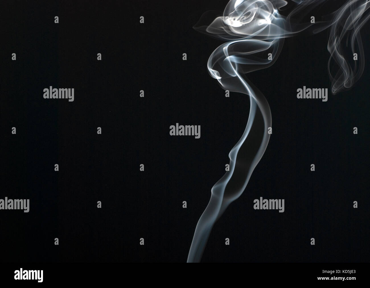 The Abstract smoke art on black background Stock Photo - Alamy