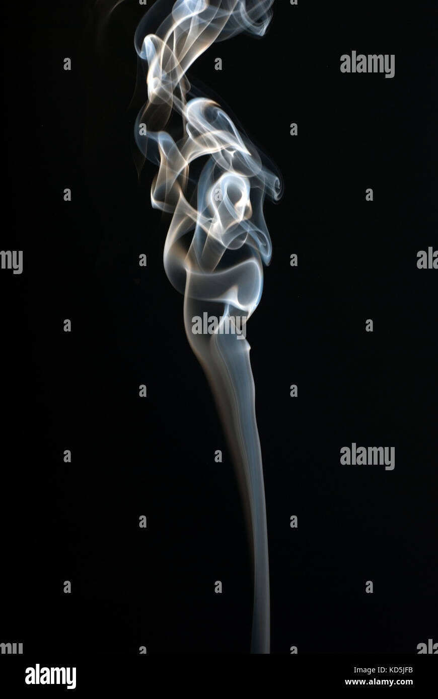 The Abstract smoke art on black background Stock Photo - Alamy