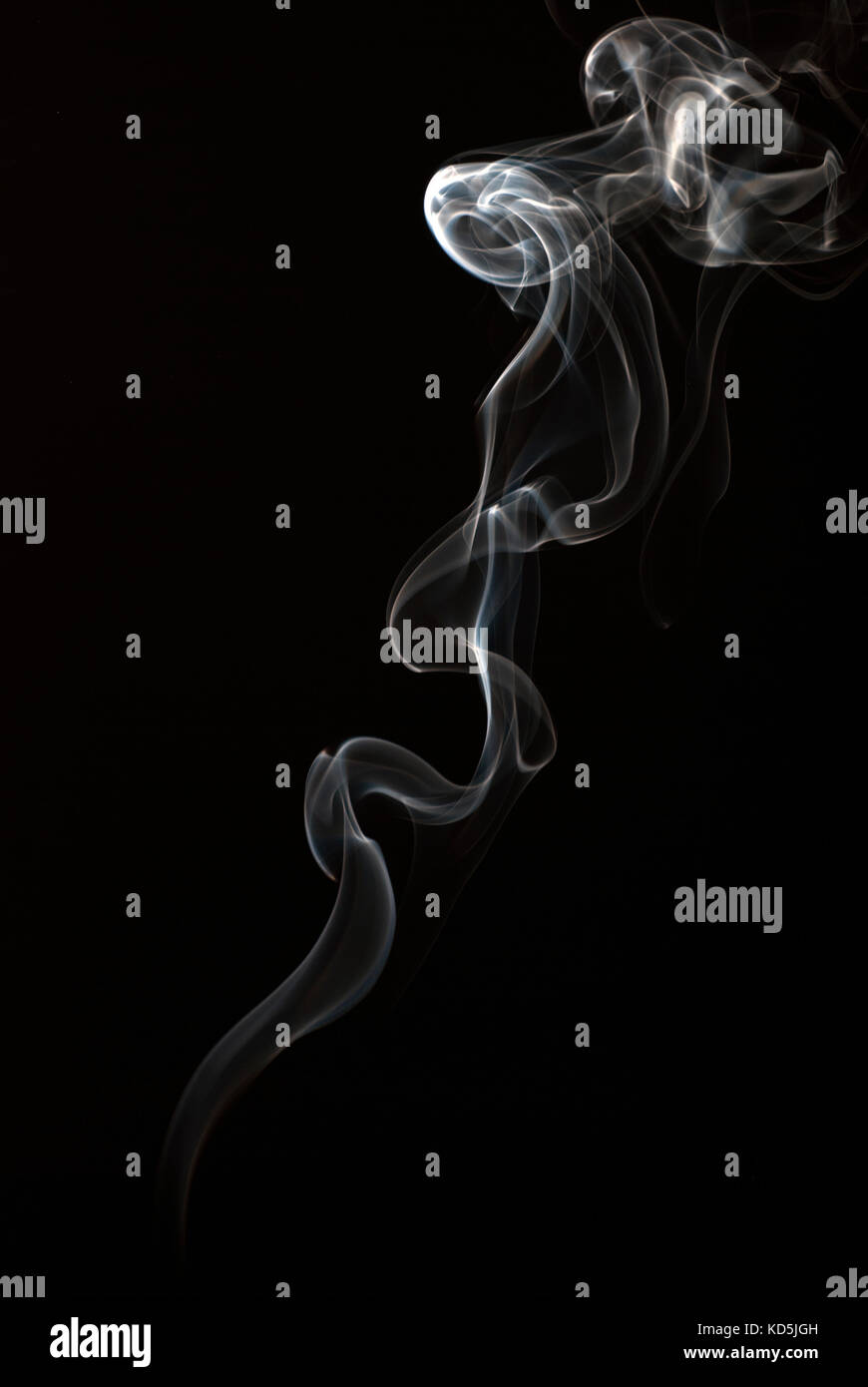 The Abstract smoke art on black background Stock Photo - Alamy