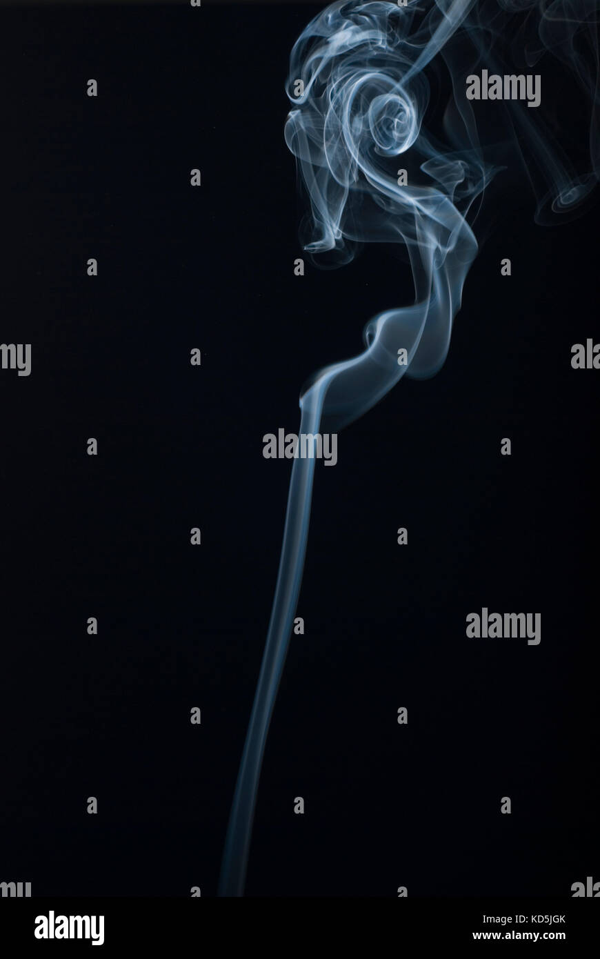 The Abstract smoke art on black background Stock Photo - Alamy