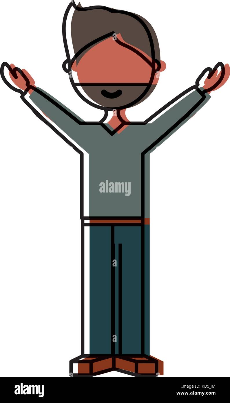 man doodle vector illustration Stock Vector Image & Art - Alamy