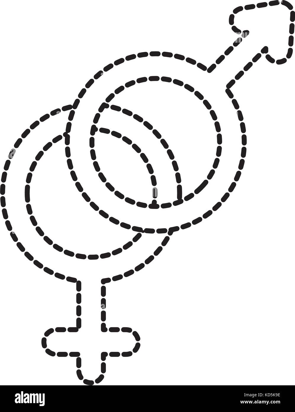 gender symbol of men and women on white background Stock Vector Image ...