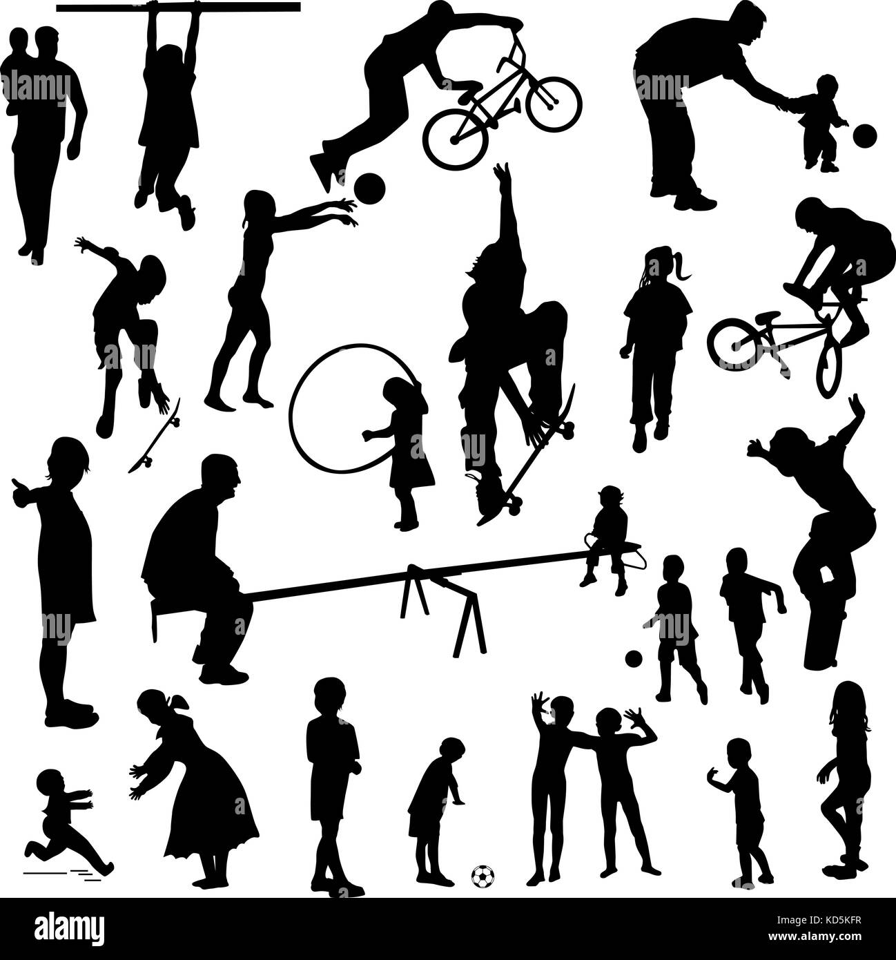 Happy family walk kid boy Stock Vector Images - Alamy