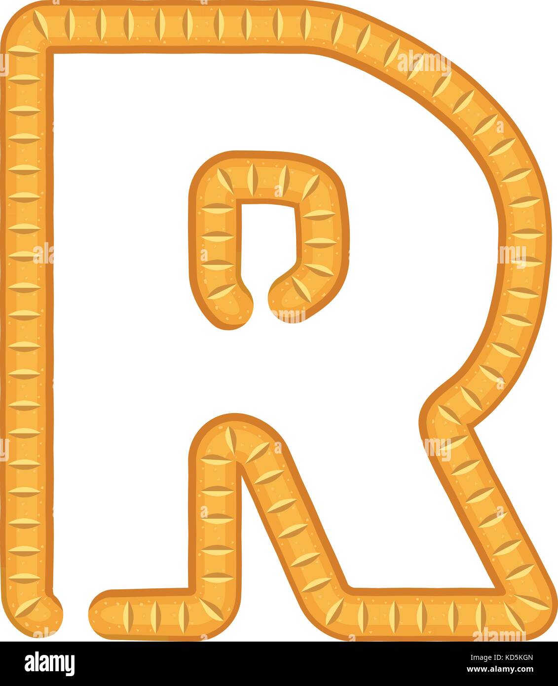 Letter r bread icon, cartoon style Stock Vector Image & Art - Alamy
