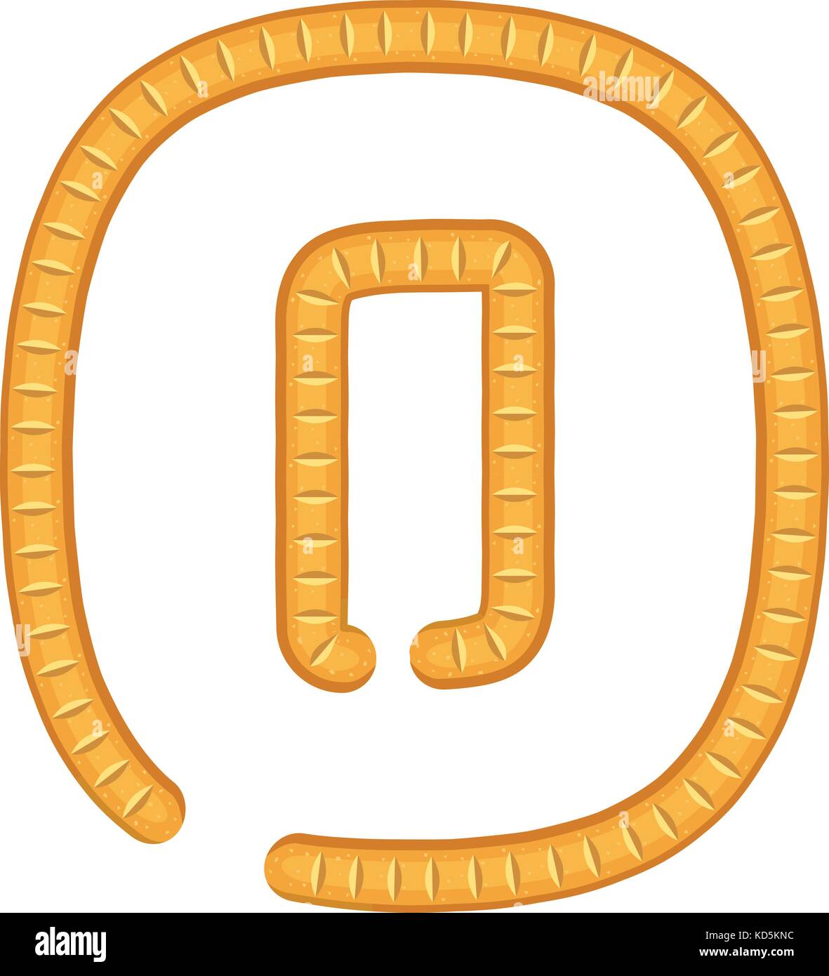 Letter o bread icon, cartoon style Stock Vector Image & Art - Alamy