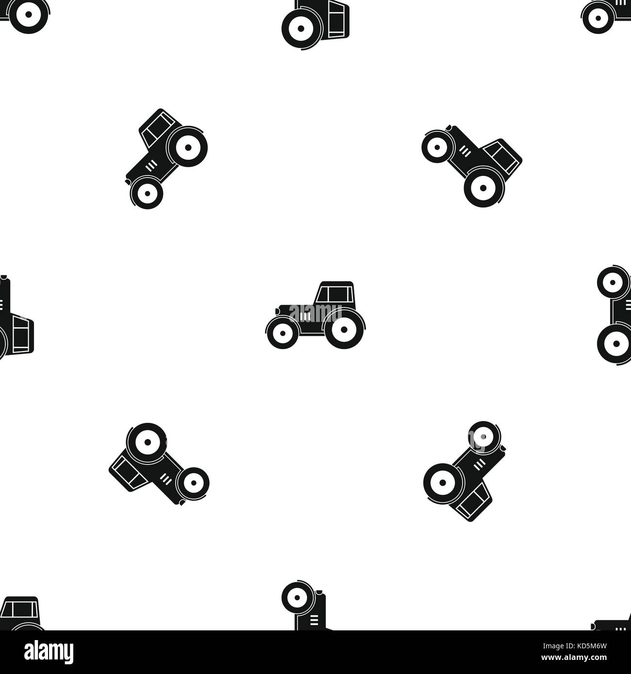 Tractor pattern seamless black Stock Vector Image & Art - Alamy
