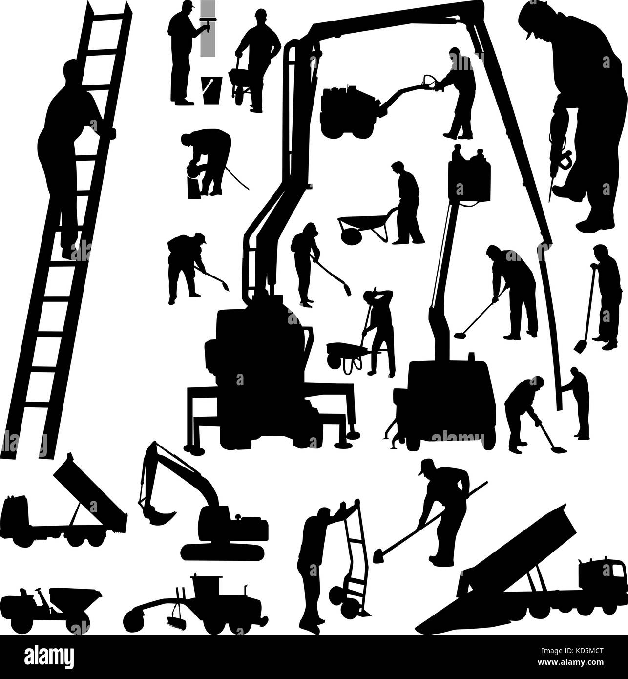 Compactor vector vectors Black and White Stock Photos & Images - Alamy